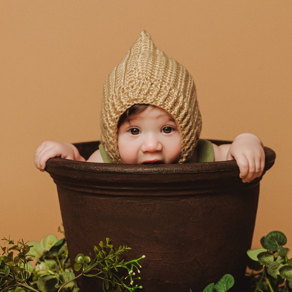 Handmade Popcorn Pixie Bonnet - Etsy