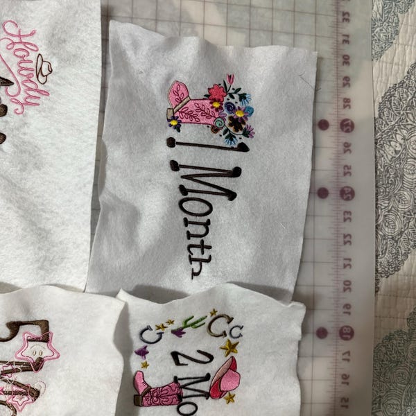 Farmhouse Christmas Border - Filled Stitch Machine Embroidery Design ...