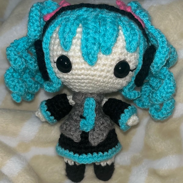 PDF: Hatsune Miku Inspired Amigurumi Doll - Crochet Pattern by ...