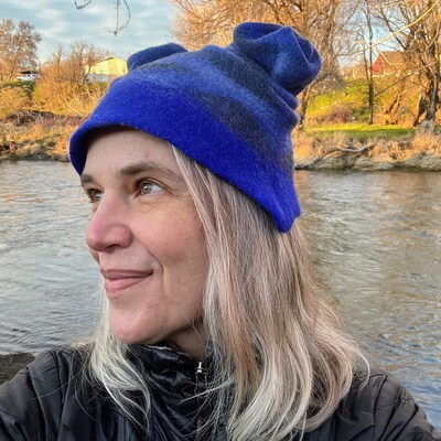 Hat With Human Face, Wearable Art, One of a Kind Design, Felt Baseball ...