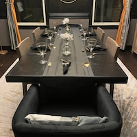 Black and Gold, Black and Silver, Polyester Napkins, Cocktail and ...