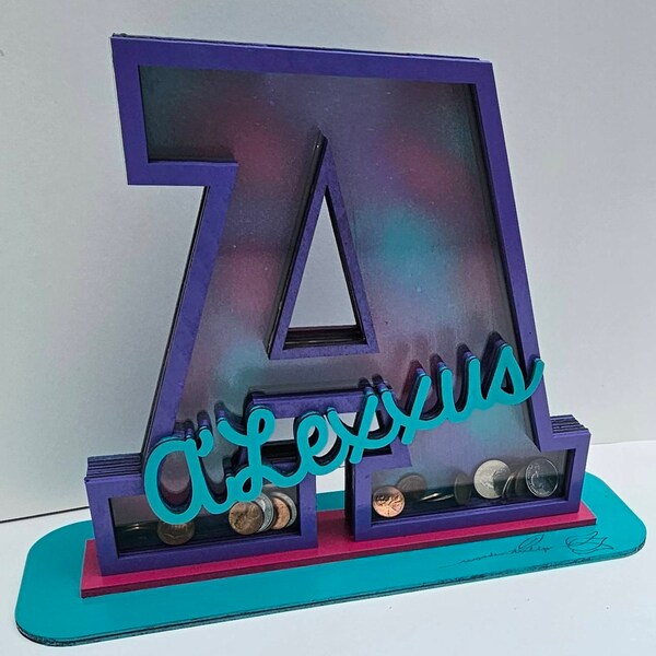 Letter Banks (set of 26 Letters) - Ai, SVG, PDF, DXF - Digital Download ...