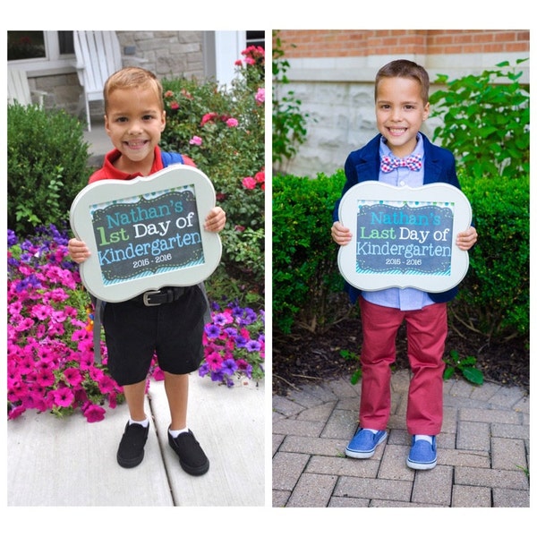 First Day of School Sign Photo Prop, Digital File, Print Yourself, You ...