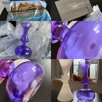 Handmade Light Fixture Art Glass Ceiling Light Dining Room - Etsy