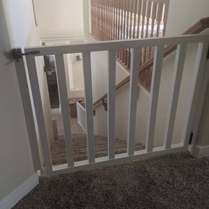 Modern Style Pet or Baby Gate Made to Fit Pet Security Gate Wooden ...