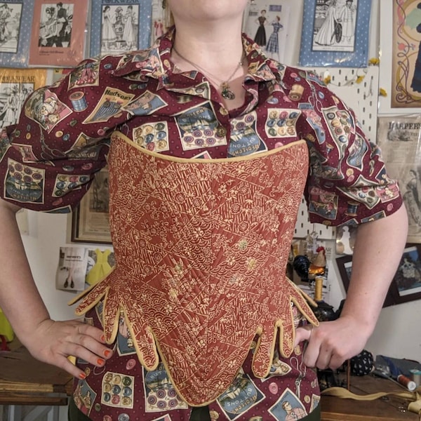 1760 Stays Pattern - Standard Sizes - Ref Duchesse - 18th Century ...