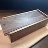 Handmade Solid Walnut Sliding Lid Box - Etsy