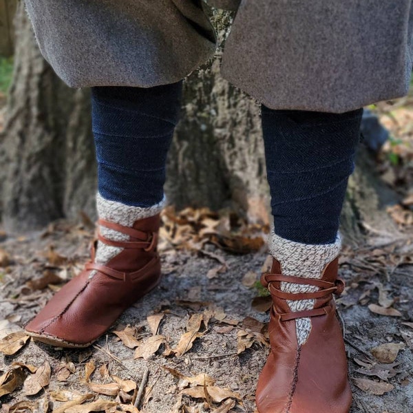 Viking Leather Ankle Turn Shoe Digital Pattern + Video Size EU36 to ...