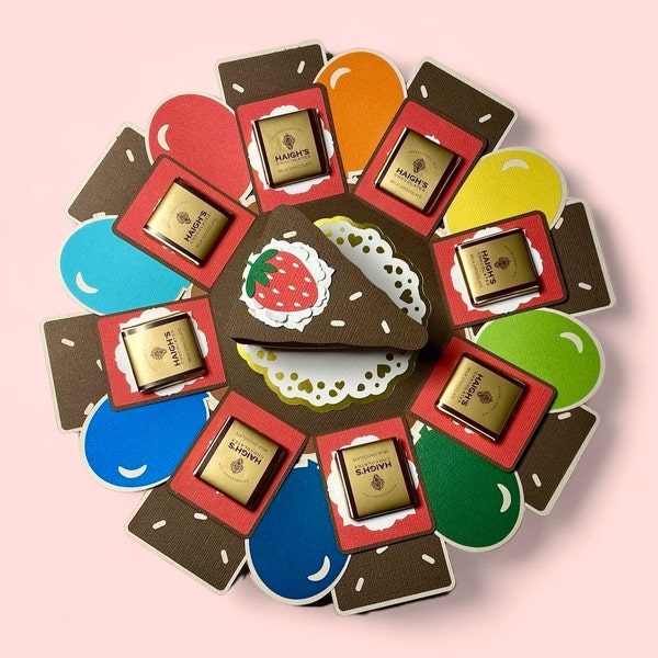 BIRTHDAY CAKE 3D SVG Explosion Box Instant Download Project for Cricut ...