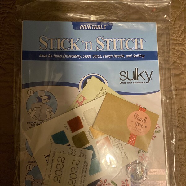 Sticky Fabri-solvy / Sulky Solvy / Stick N Stitch / Sulky Fabri Solvy ...