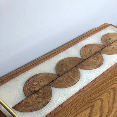 Live Edge Resin River/waterfall End Table/ Bench Reclaimed Teak and ...