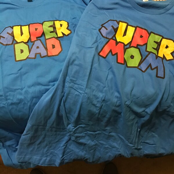 Super Dad Shirt, Mario Dad, Father's Day Shirt. Superhero Dad ...