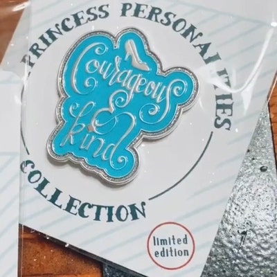 Cinderella Inspired Enamel Pin Lapel Pin Magic Typography - Etsy