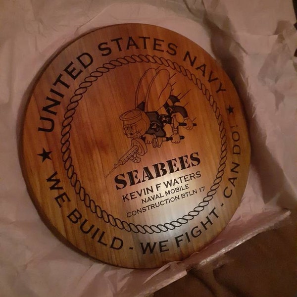 USMC Staff NCO Series Carved Wood Plaque - Sergeant Major Retirement ...