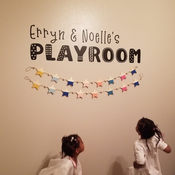 Playroom Wall Decal- Play Room Decal- Playroom Wall Decor- Daycare Wall ...