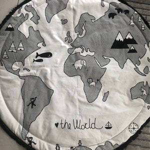 ON SALE Fox in the Woods Deer and Dot Baby Roundies Round Rug - Etsy