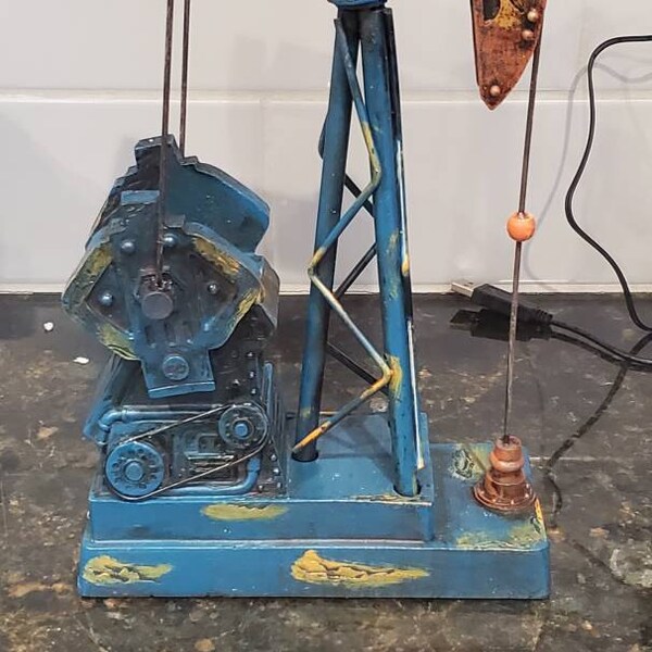 Oil Rig Pumpjack Derrick Rig Oil Decor Oil and Gas Sign Roughneck Oil ...