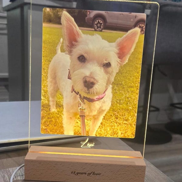 Custom Photo Collage Plaque, Personalized Picture Frames Glass Art ...