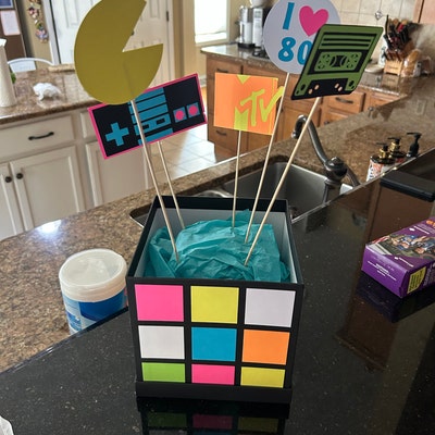 80s Centerpiece, I Love the 80s Centerpiece, 80s Party - Etsy