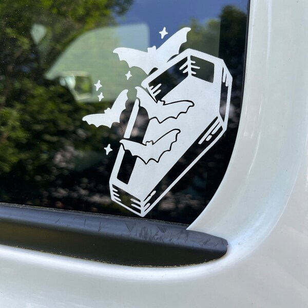 Flower Ghost - Car Decal/sticker - Etsy