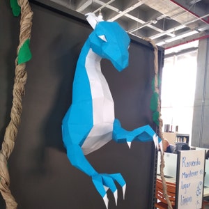 DIY papercraft dragon: Turn this printable PDF pattern into an | Etsy