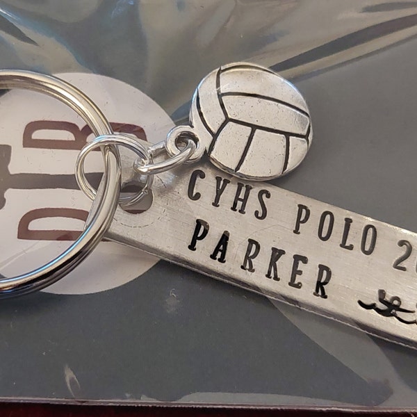 Personalized Water Polo Keychains, Senior Gifts, Water Polo Gifts, Bulk ...