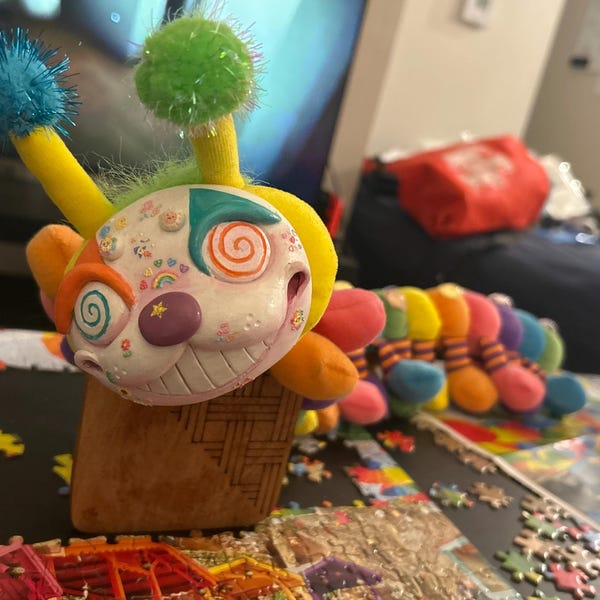 Jelly the Jellybean Rabbit, Weirdcore Odd Core Clowncore Horror Mouth ...