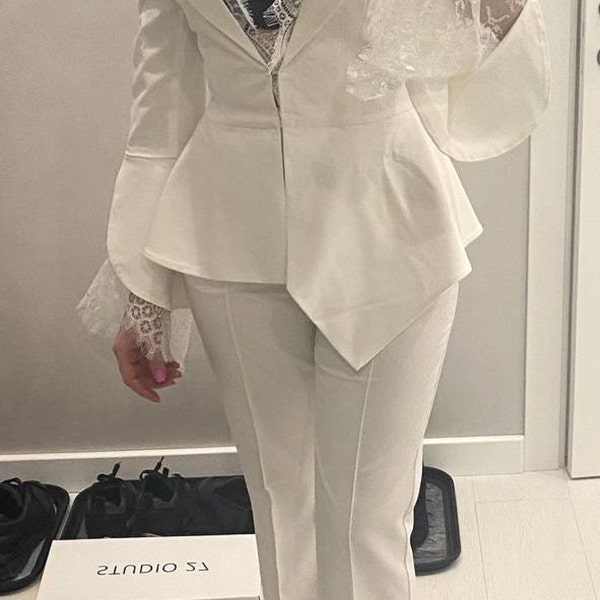 Formal Midi Pencil Skirt Suit, Black Skirt Suit, Business Suit Set for ...