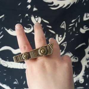 Dr Strange Sling Ring Antique Gold Made From Metal - Etsy