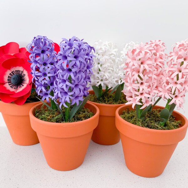 Paper Flower Bouquet - Paper Anniversary - Paper Gifts - Stemmed Paper ...