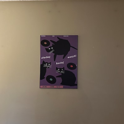 Pyramid of Cats, Piramida Kotów, Original Polish Poster, Plakat, Koty ...