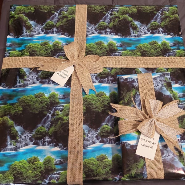 Eagle Wrapping Paper, Eagle Gift Wrap, Animal Wrapping Paper, Nature ...