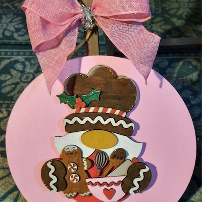 Santa, Nerdy Reindeer, Gingerbread Man, DIY Kit or Hand-painted ...