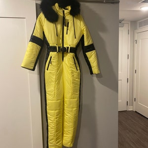 White Ski Suit for Women Snowsuit One Piece Ski Suit Warm Snow | Etsy