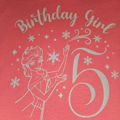Elsa Birthday Girl 5th Birthday Queen Elsa Princess Birthday INSTANT ...