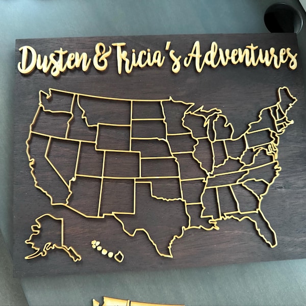 Minnesota State Park Travel Map | Handcrafted Wooden Engraved Wall Art ...