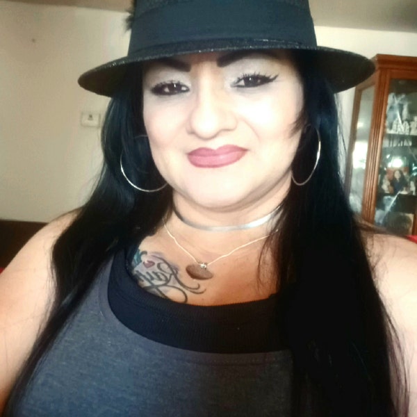 Black Fedora Lowrider Chicano Hat - Etsy