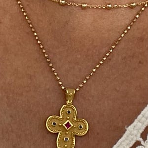 Ruby Cross, Byzantine Cross, Greek Cross, Gold Cross, Orthodox Cross ...