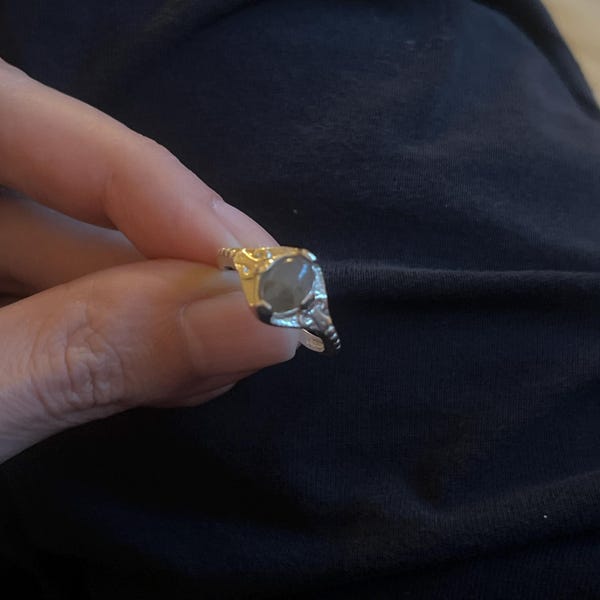 18k Gold Butterfly Ring, Minimalist Ring, Butterfly Ring, Midi Ring ...