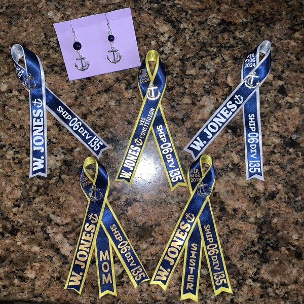 PIR Ribbon W/center & Sailor Keepsake Ribbon - Etsy