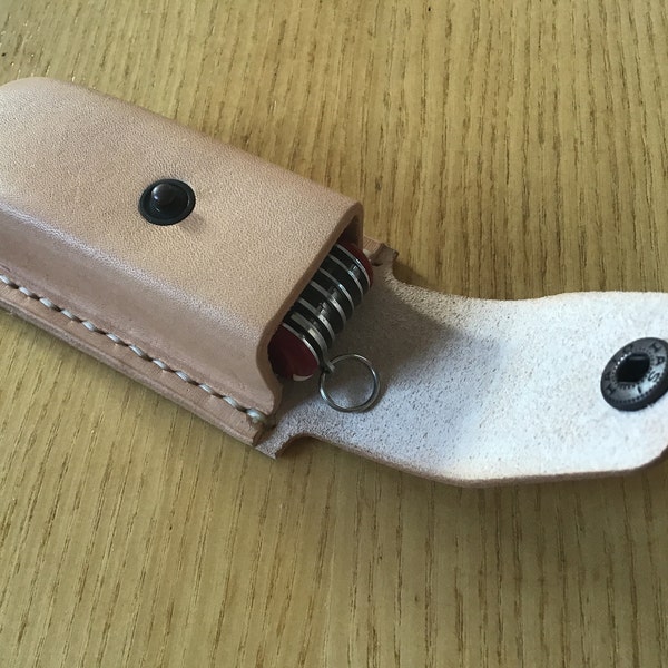 Swiss Army Knife Sheath Handmade Genuine Leather Victorinox Swiss Champ ...