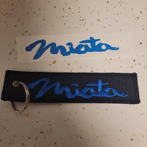 Miata Logo Script Decal Sticker 4 Long & 1 High. | Etsy