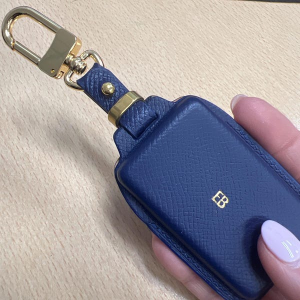 Custom Leather Key Pouch With Metal Ring, House Keys Motor Keys Cabinet ...