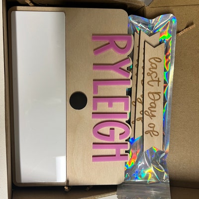 Personalized First Day of School Sign, Back to School Prop, Custom ...