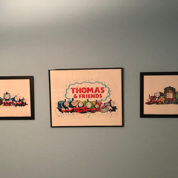 Thomas and Friends Watercolor Art Print Thomas Poster Tank Engine ...