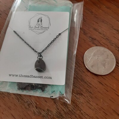 Cremation Urn Necklace Tiny Teardrop Urn Jewelry Cremation - Etsy