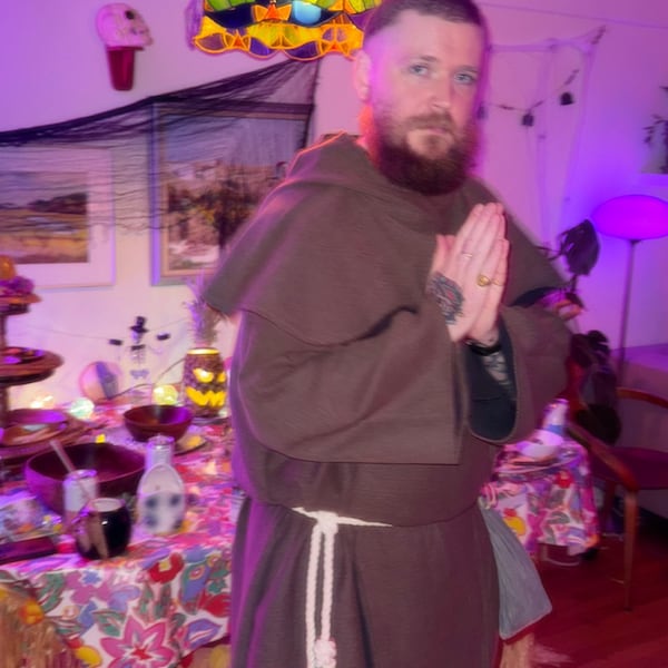 Medieval Franciscan Monk Habit, LARP, Renaissance Faire, Fantasy ...