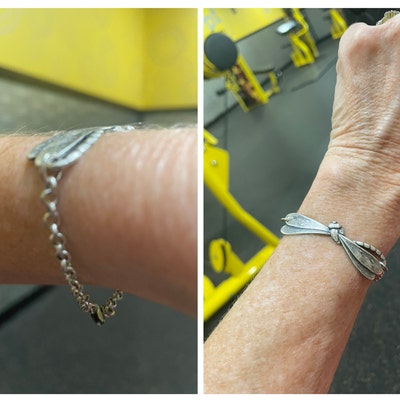 Small Scissor Bracelet Sterling Silver Gold Rose Gold - Etsy