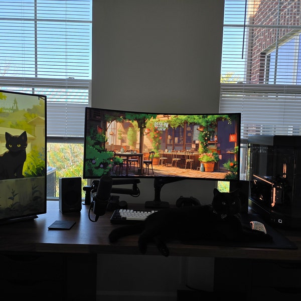 Cats Twitch Banner Cottagecore Twitch Overlay Cozy Cats Twitch Banner ...
