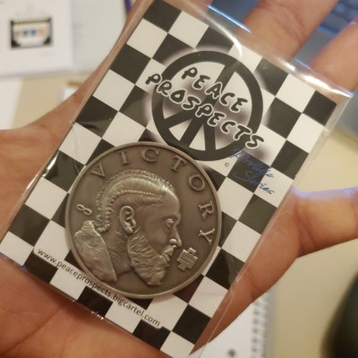 Peace Portrait Pin - Etsy